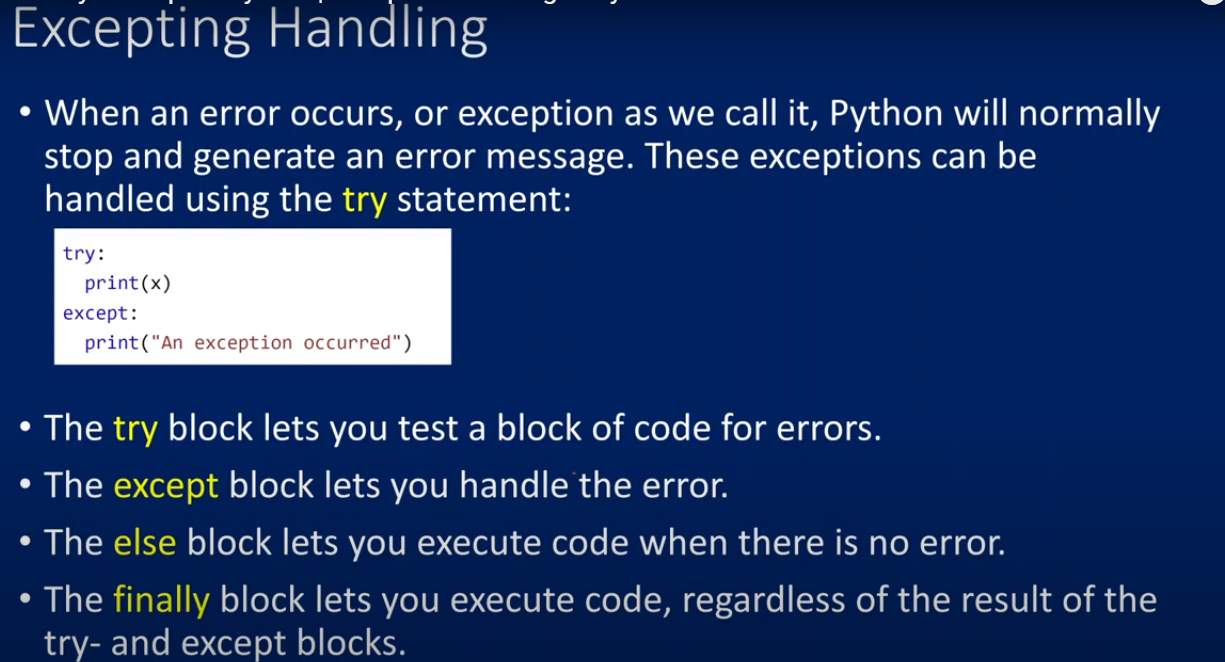 Tryexcept In Python Exception Handling In Python Part 17 Cloudops Now